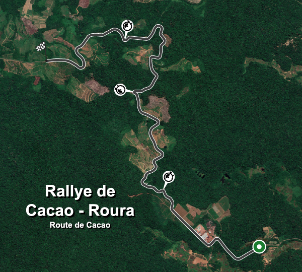 My Racing Career - Track Info - Rallye de Cacao - Roura Route de Cacao ...